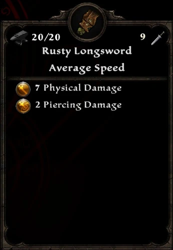 Rusty Longsword | Amalur Wiki | Fandom