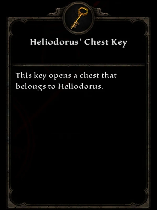 Heliodorus' Chest Key | Amalur Wiki | Fandom
