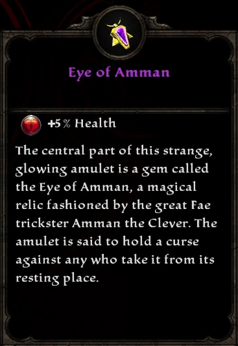 Eye of Amman | Amalur Wiki | Fandom