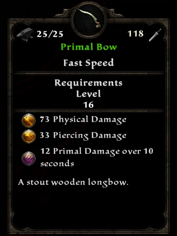 Primal Bow | Amalur Wiki | Fandom