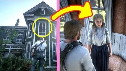 Emerald Ranch Mystery Girl in Window | Red Dead Redemption 2 Tips and ...