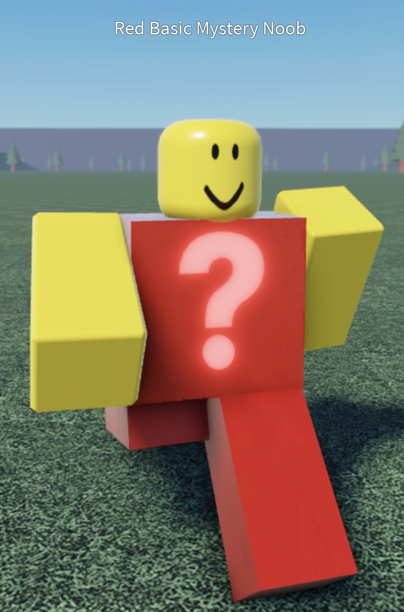 Red Basic Mystery Noob | Red Statue Defenders Wiki | Fandom