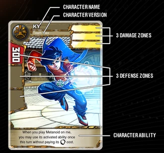 Character Cards | Redakai: Conquer the Kairu Wiki | Fandom
