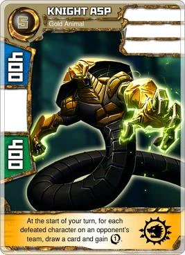 Knight Asp - Gold Animal | Redapedia | Fandom