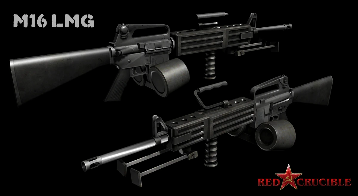 M16LMG | Red Crucible Wiki | Fandom