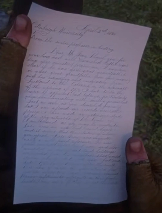 Gray Family History Letter | Red Dead Wiki | Fandom