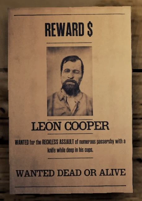 Leon Cooper | Red Dead Wiki | Fandom