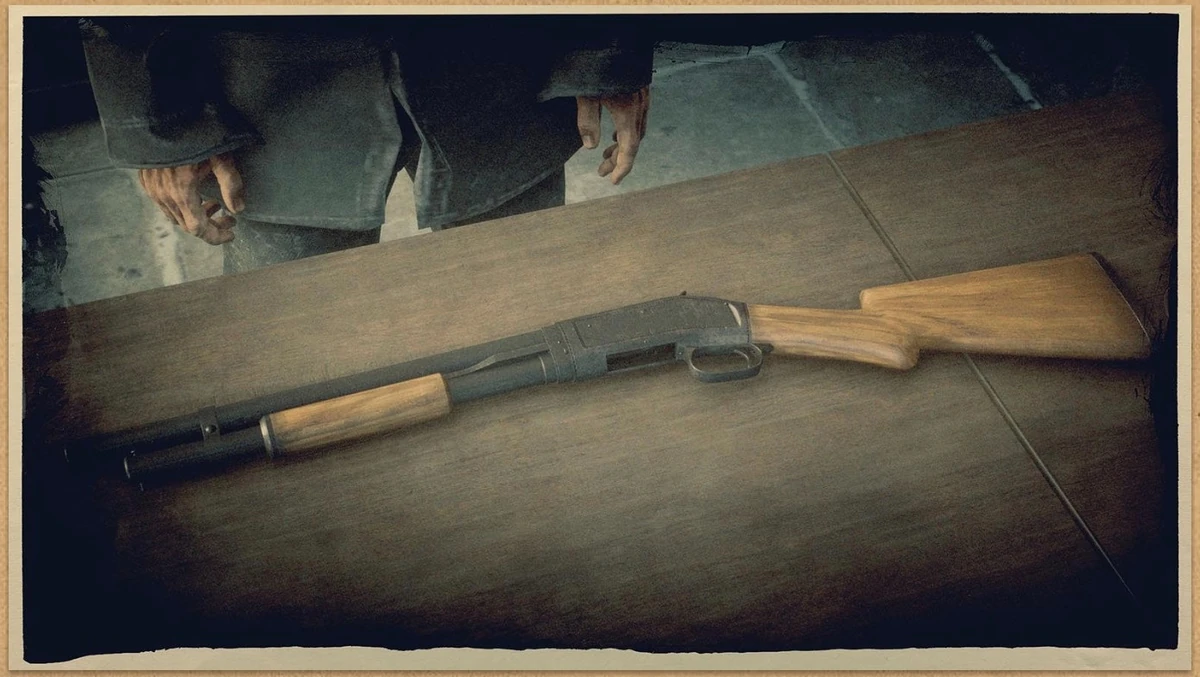 Pump-action Shotgun (RDR 2) | Red Dead Wiki | Fandom