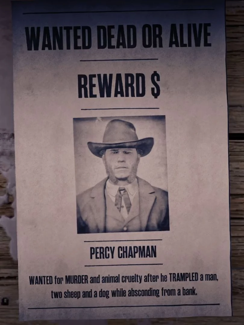 Percy Chapman | Red Dead Wiki | Fandom