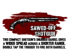 Escopeta recortada | Red Dead Wiki | Fandom