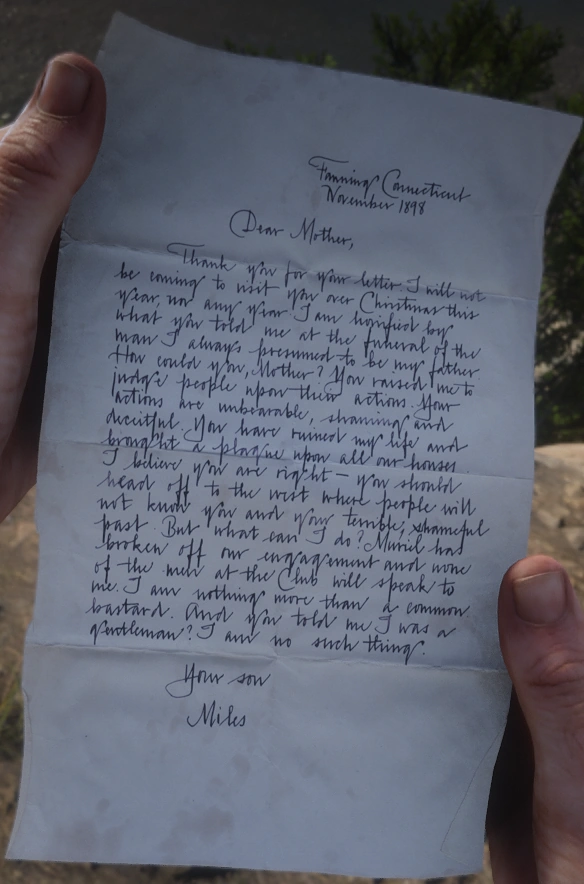 Letter to Mother from Miles | Red Dead Wiki | Fandom