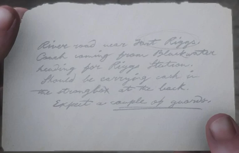 Infos sur la diligence de Fort Riggs | Red Dead Wiki | Fandom