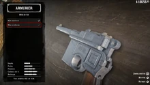 Pistolet Mauser | Red Dead Wiki | Fandom