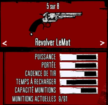 Revolver LeMat | Red Dead Wiki | Fandom