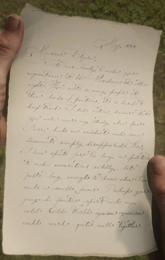 Invitation du maire Lemieux | Red Dead Wiki | Fandom