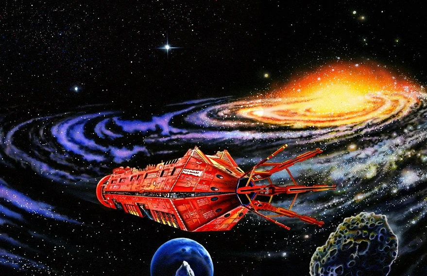 Red Dwarf Space Wallpaper