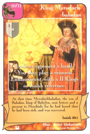 King Merodach-baladan (Pi) | Redemption Wiki | Fandom