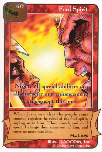 Foul Spirit (E) | Redemption Wiki | Fandom