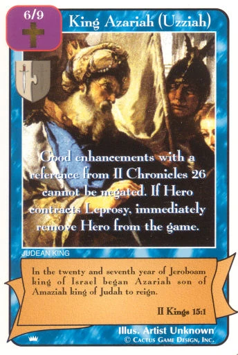 King Azariah (Uzziah) (Ki) | Redemption Wiki | Fandom