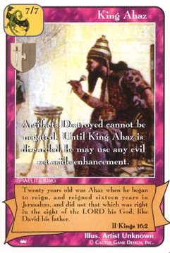 King Ahaz (Ki) | Redemption Wiki | Fandom