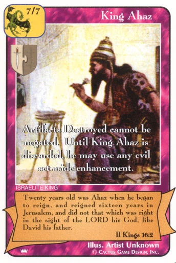 King Ahaz (Ki) | Redemption Wiki | Fandom
