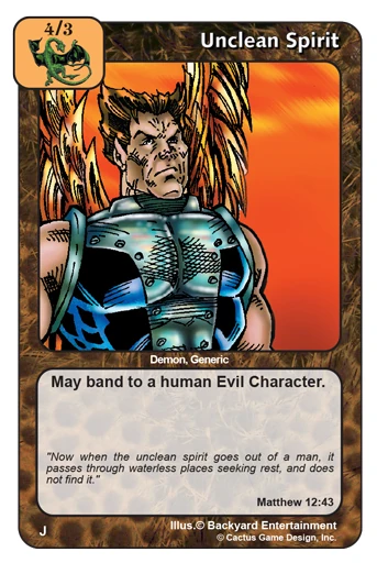 Unclean Spirit (J) | Redemption Wiki | Fandom