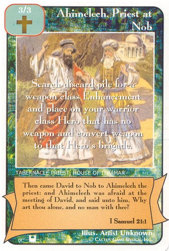 Ahimelech, Priest at Nob (Pi) | Redemption Wiki | Fandom