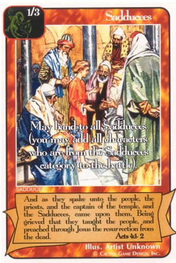 Sadducees (G) | Redemption Wiki | Fandom