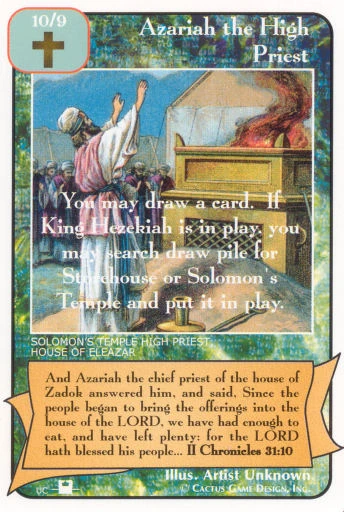 Azariah the High Priest (Pi) | Redemption Wiki | Fandom