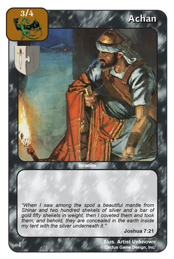 Achan (I) | Redemption Wiki | Fandom