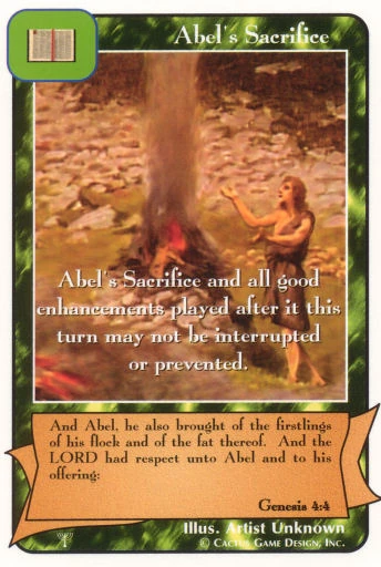 Abel’s Sacrifice (Pa) | Redemption Wiki | Fandom