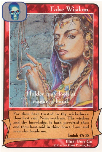 False Wisdom (Pr) | Redemption Wiki | Fandom
