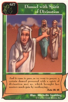 Damsel with Spirit of Divination (Pr) | Redemption Wiki | Fandom