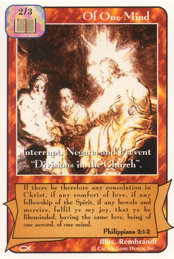 Of One Mind (Ap) | Redemption Wiki | Fandom