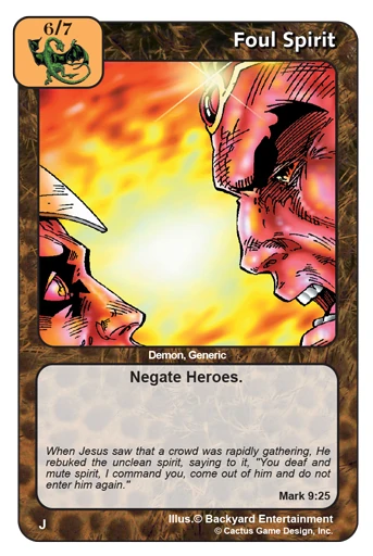 Foul Spirit (J) | Redemption Wiki | Fandom