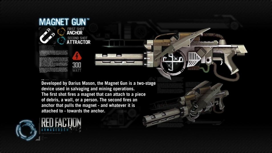 Magnet Gun | Red Faction Wiki | Fandom