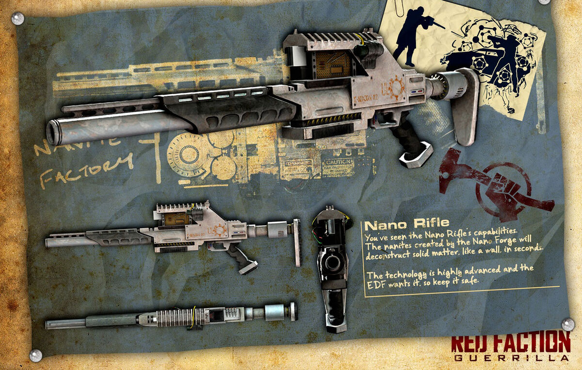 Nano Rifle Red Faction Wiki Fandom