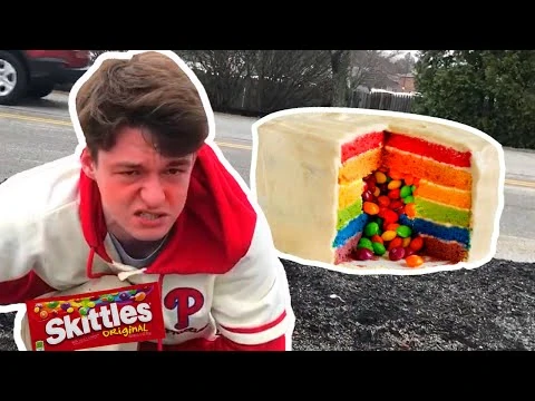 SKITTLES CAKE GONE HORRIBLY WRONG (HE GOT SICK) | Redneck Pudding Wiki ...