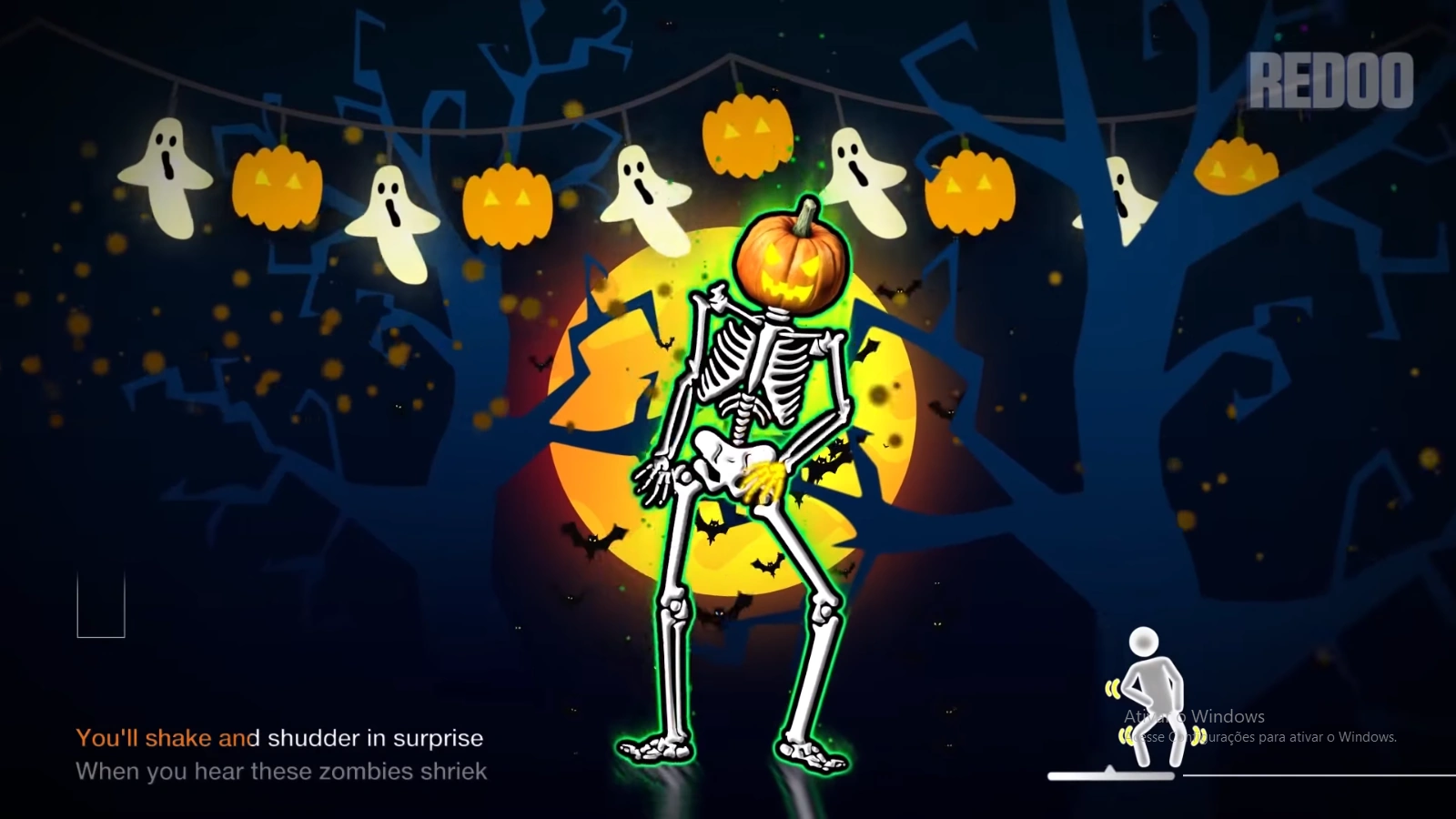 Scary Skeleton Dancing