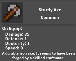Sturdy Axe | Redux Online Wiki | Fandom