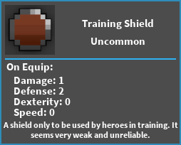 Training Shield | Redux Online Wiki | Fandom