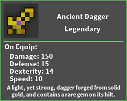 Ancient Dagger | Redux Online Wiki | Fandom