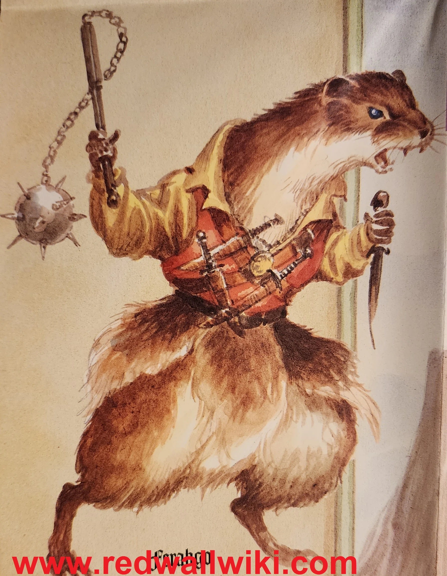 Ferahgo the Assassin | Redwall Wiki | Brian Jacques and Redwall ...
