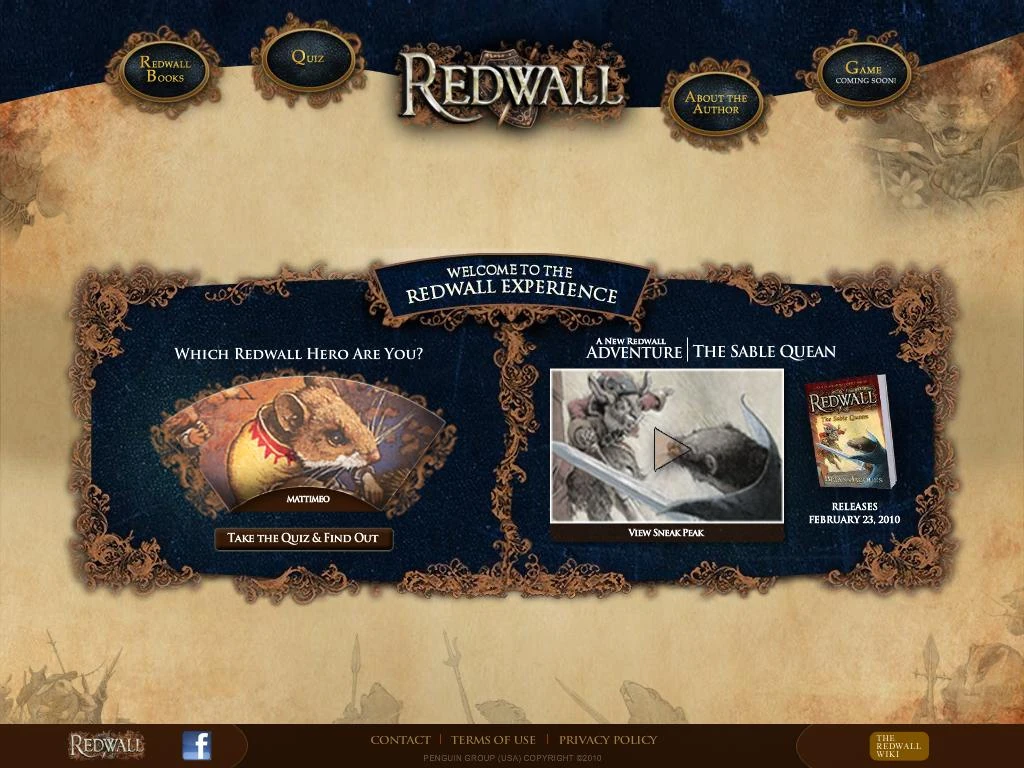 User blog:LordTBT/News:"The Redwall Experience" prepares for "Sable ...