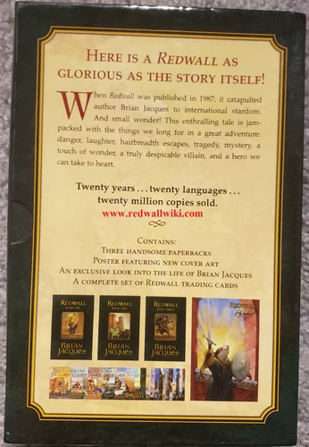 Redwall: 20th Anniversary Gift Package | Redwall Wiki | Brian Jacques ...
