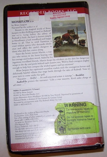 Mossflower (2001 audiobook) | Redwall Wiki | Brian Jacques and Redwall ...