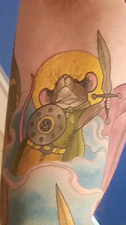 True Detective Spiral Tattoo