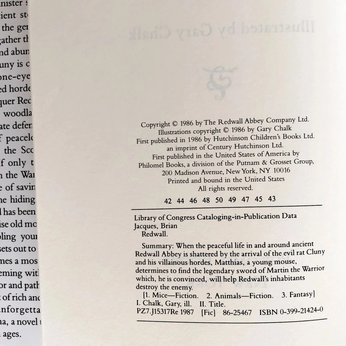 User blog:LordTBT/How To Identify A Redwall First Edition | Redwall ...