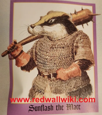 Sunflash the Mace | Redwall Wiki | Brian Jacques and Redwall ...