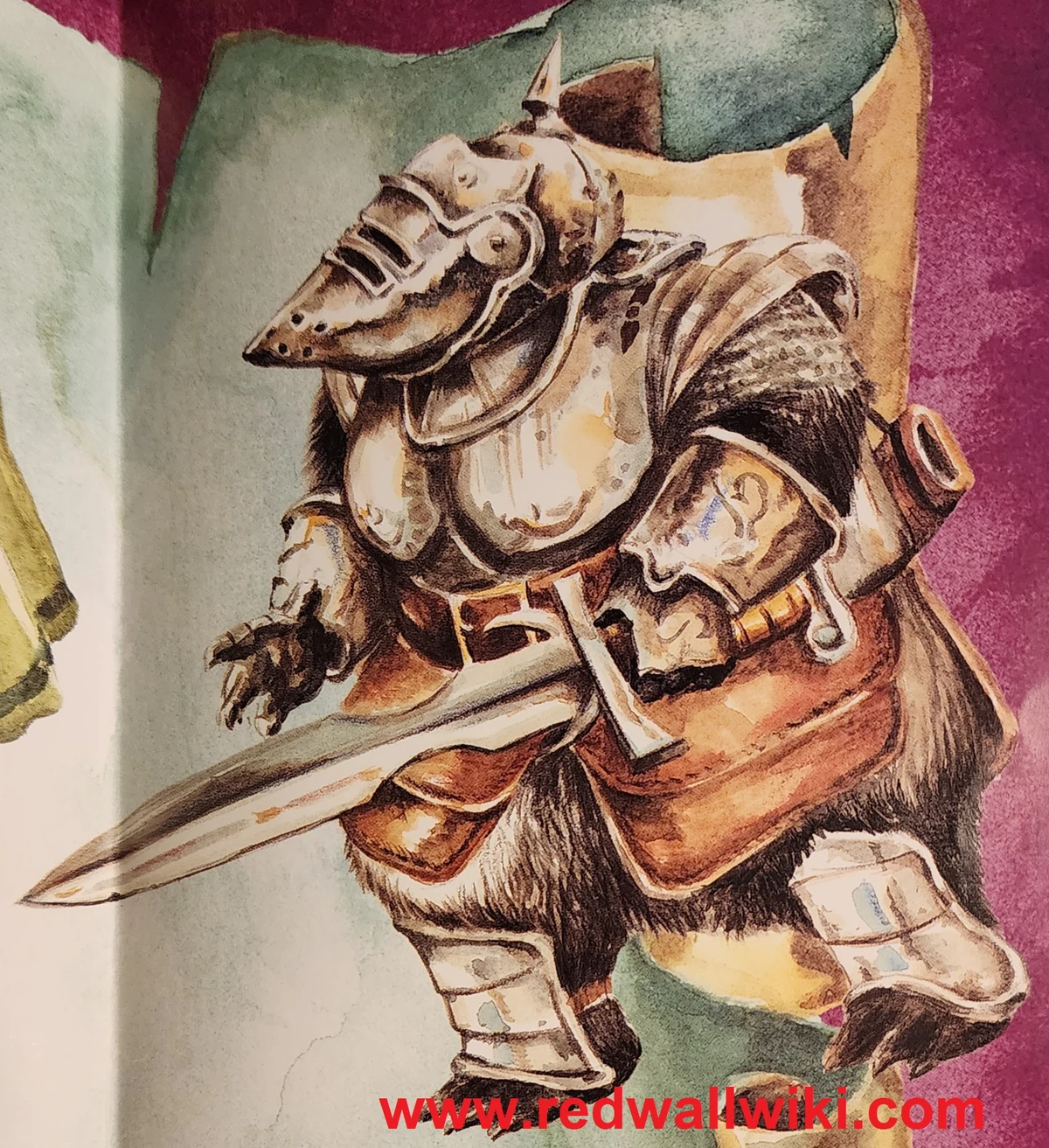 Rawnblade Widestripe | Redwall Wiki | Brian Jacques and Redwall ...
